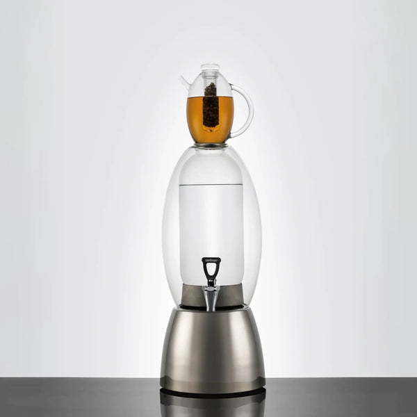 Oscar, Glass samovar for tea preparation, designed by Francesco Paretti ...